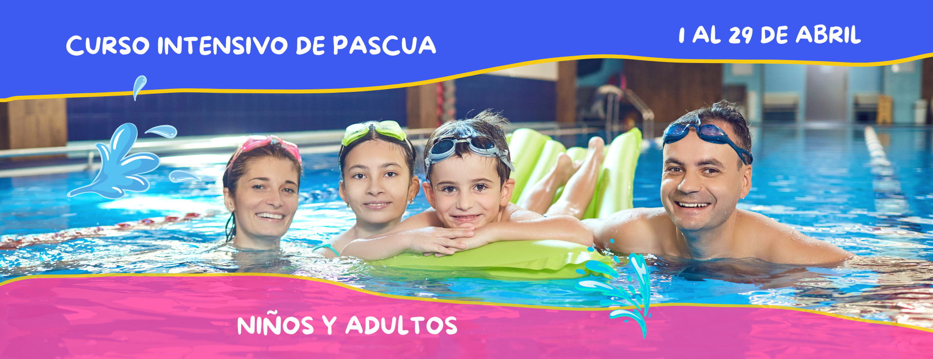 Curso Intensivo de Pascua – Escuela de Natación Tlalpan